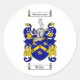 FOWLER FAMILY CREST - FOWLER COAT OF ARMS CLASSIC ROUND STICKER | Zazzle