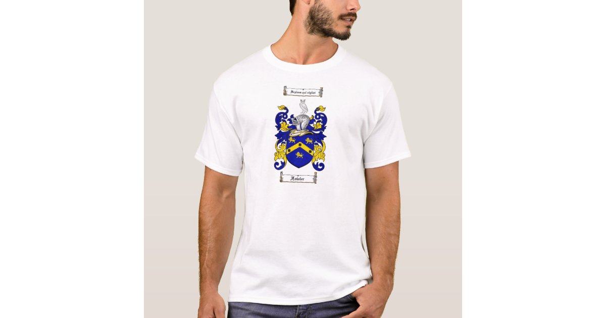 FOWLER FAMILY CREST - FOWLER COAT OF ARMS T-Shirt | Zazzle