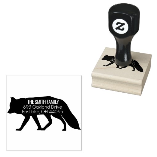 Fox Address Stamp | Zazzle