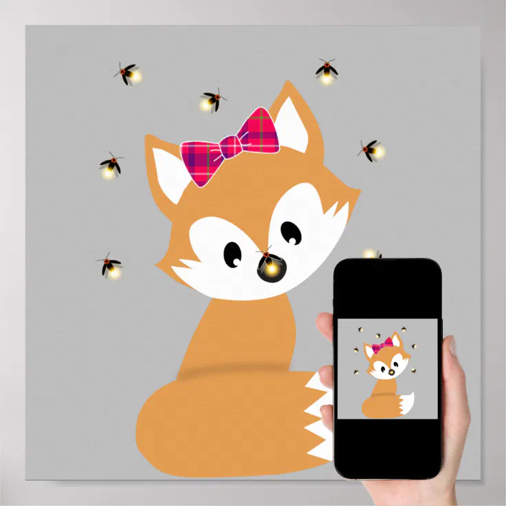 Fox And Firefly Poster | Zazzle