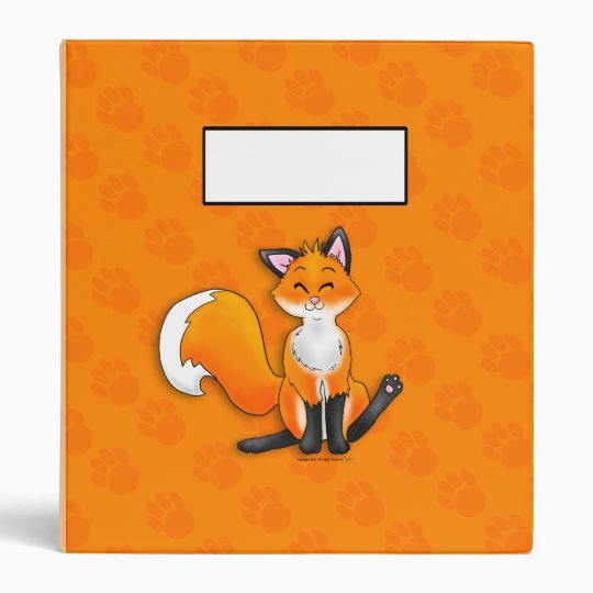Fox binder 1 inch | Zazzle.com