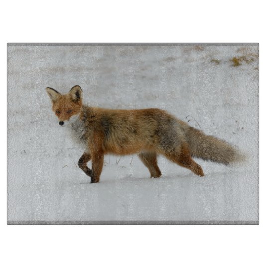fox chopping board, fox kitchen board, fox gift cutting board | Zazzle.com