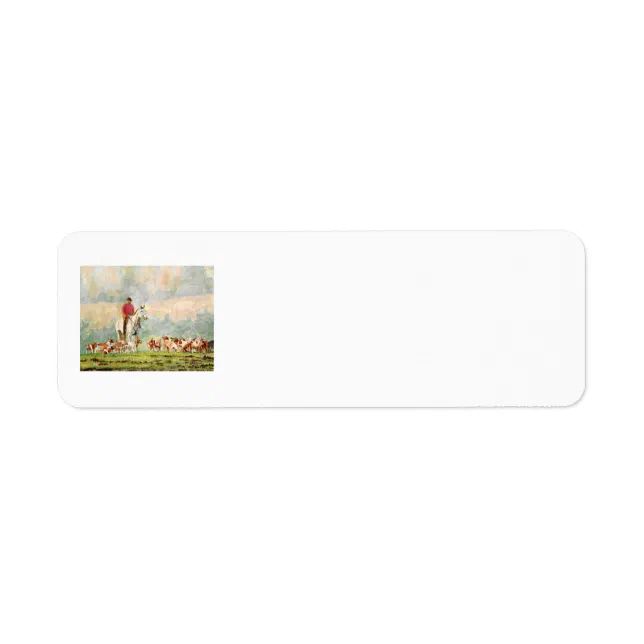Fox Hunt Label | Zazzle