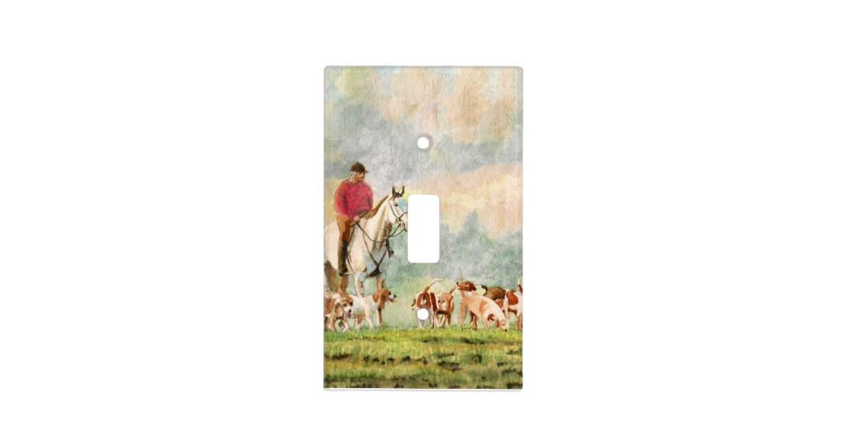 Fox Hunt Light Switch Cover | Zazzle