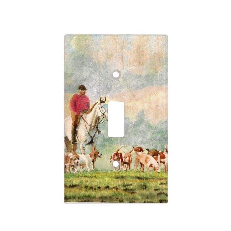 Fox Hunt Light Switch Cover | Zazzle