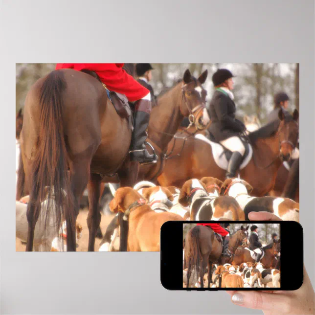 Fox Hunt Poster | Zazzle