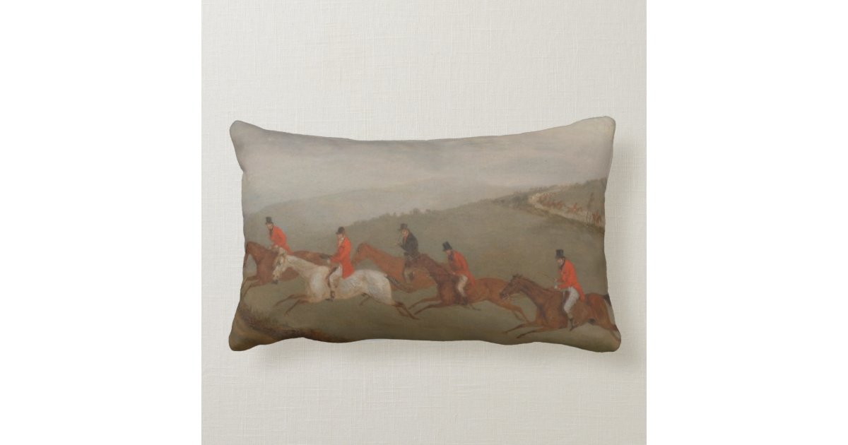Fox Hunting Country Style Rectangular Cushion | Zazzle.com