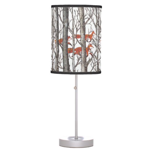 Fox Table Table & Pendant Lamps | Zazzle