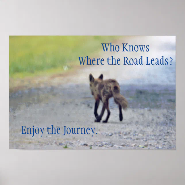 Fox Motivational Poster | Zazzle