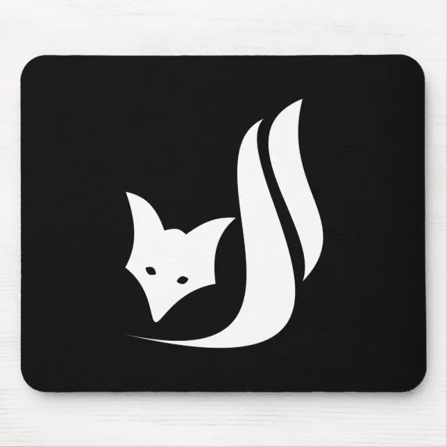 Fox Pictogram Mousepad | Zazzle