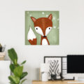 Fox Portrait Poster | Zazzle