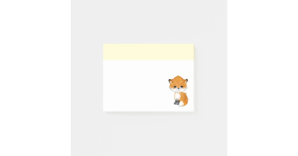 Fox Post it Note | Zazzle