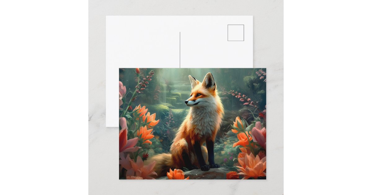 Fox Postcard | Zazzle