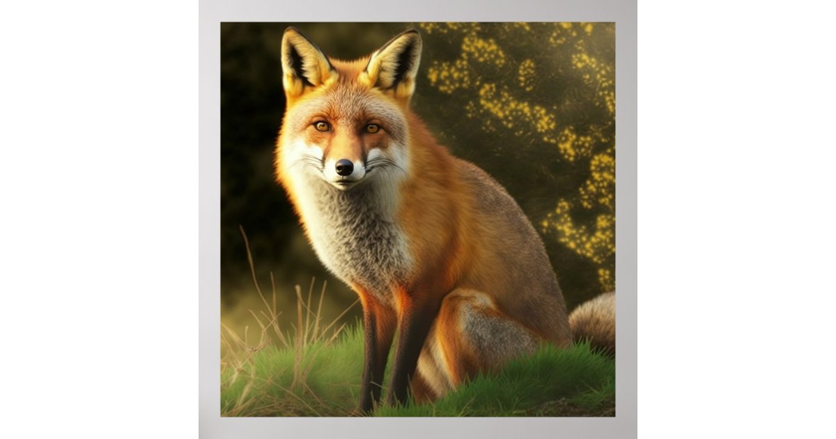 Fox Poster | Zazzle