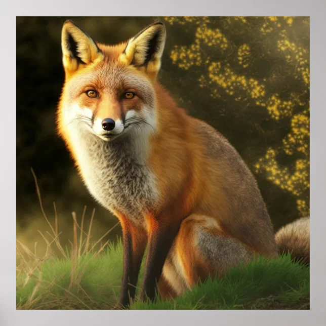 Fox Poster | Zazzle