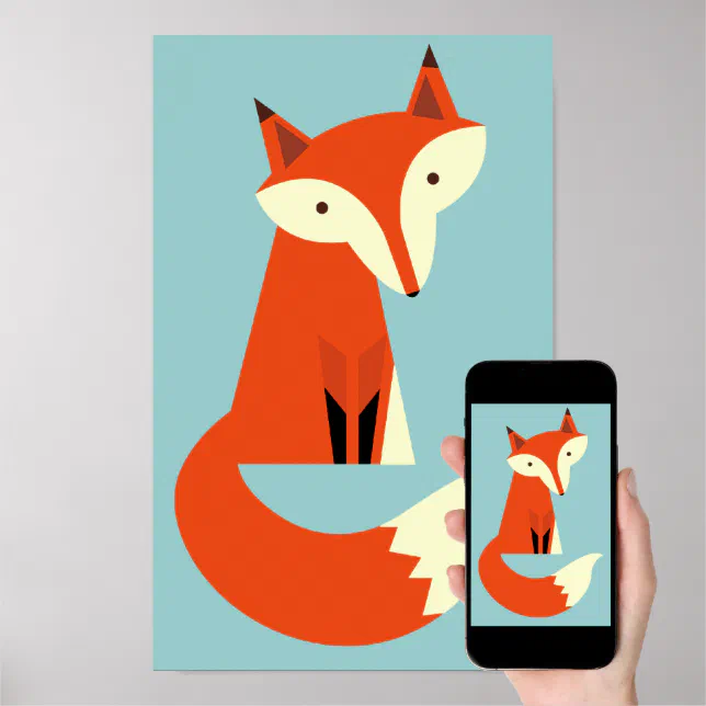 Fox Poster | Zazzle