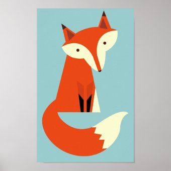 Fox Poster | Zazzle