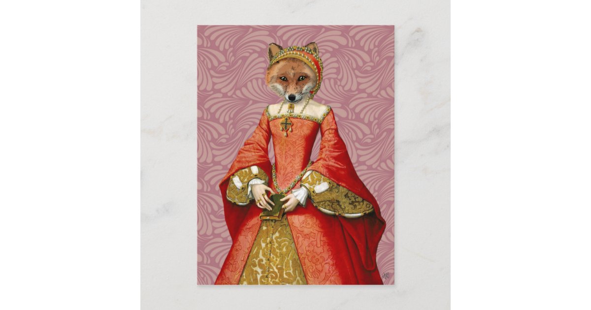 Fox Queen Postcard | Zazzle