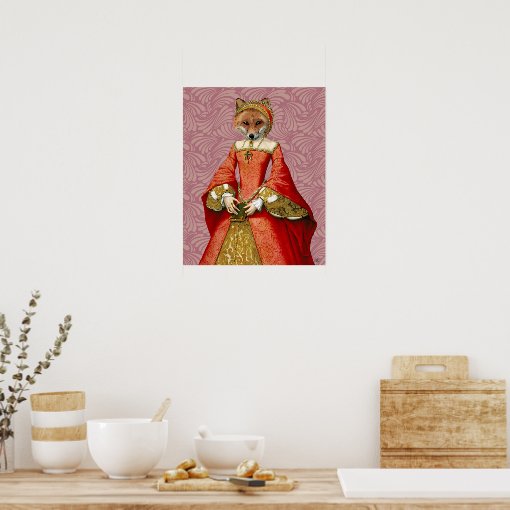 Fox Queen Poster | Zazzle
