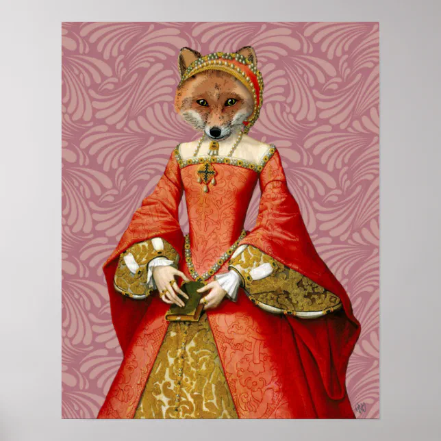 Fox Queen Poster | Zazzle