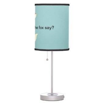 Fox Table Lamp | Zazzle