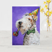 Fox Terrier Birthday Card | Zazzle