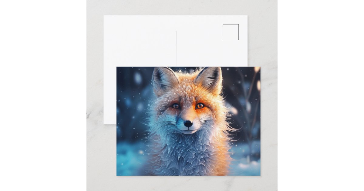 Fox Tricks in the Wild Lands Postcard | Zazzle