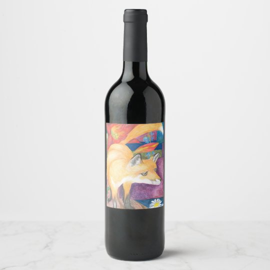 fox wine label | Zazzle.com