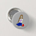 foxy girl button | Zazzle