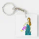 foxy girl keychain | Zazzle