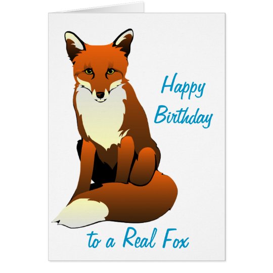 Foxy Lady Birthday Card | Zazzle.com