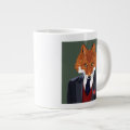 Foxy Portrait Giant Coffee Mug | Zazzle