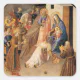 Fra Angelico- Adoration of the Magi Square Sticker | Zazzle