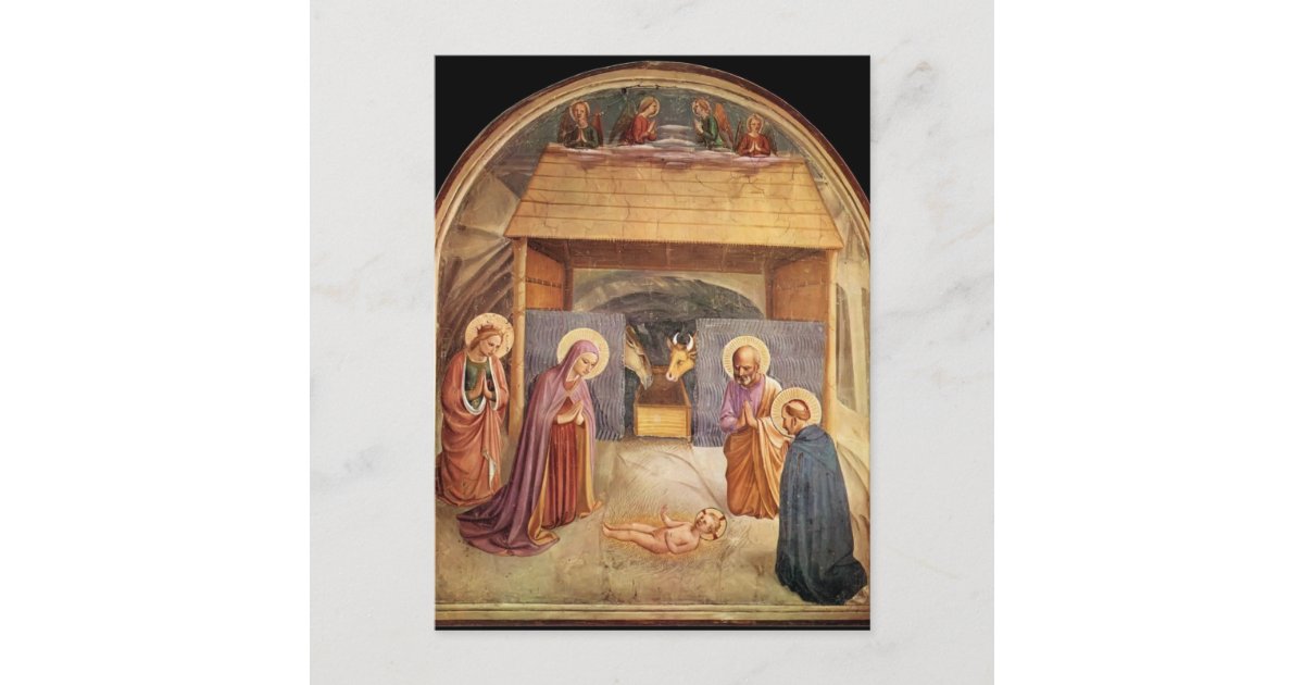 Fra Angelico- Nativity Postcard | Zazzle