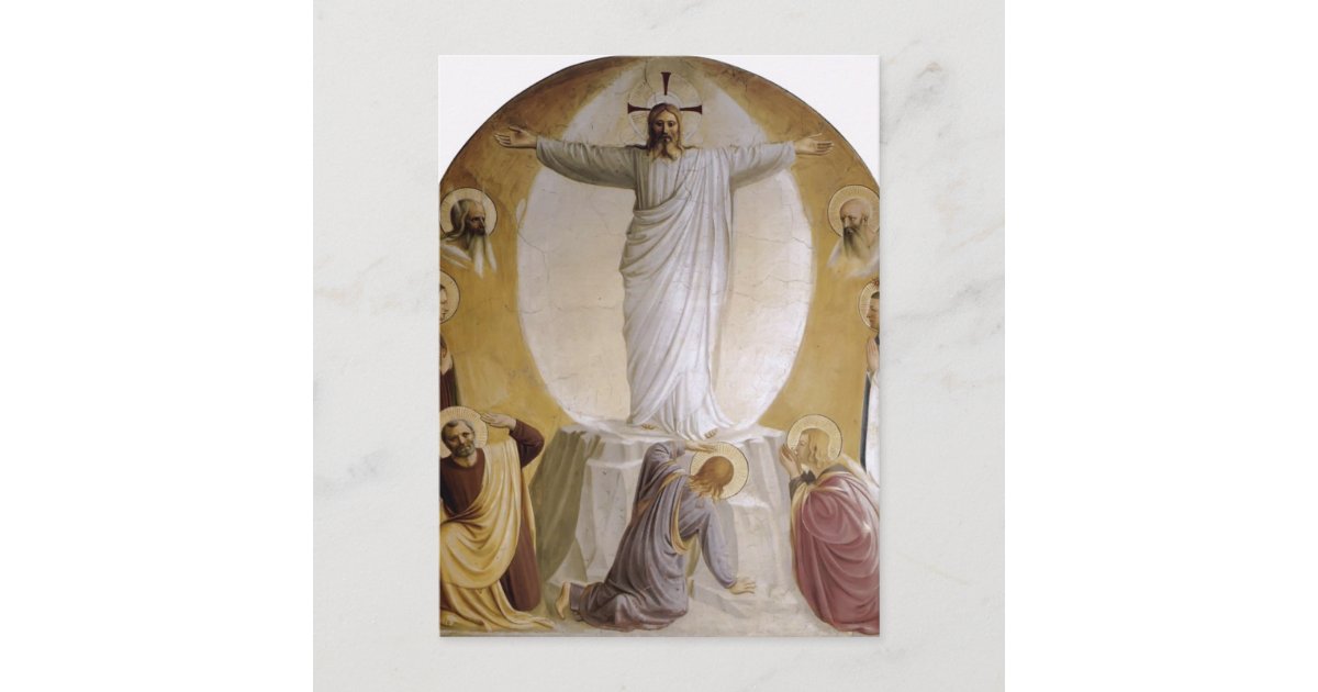 Fra Angelico- Transfiguration Postcard | Zazzle