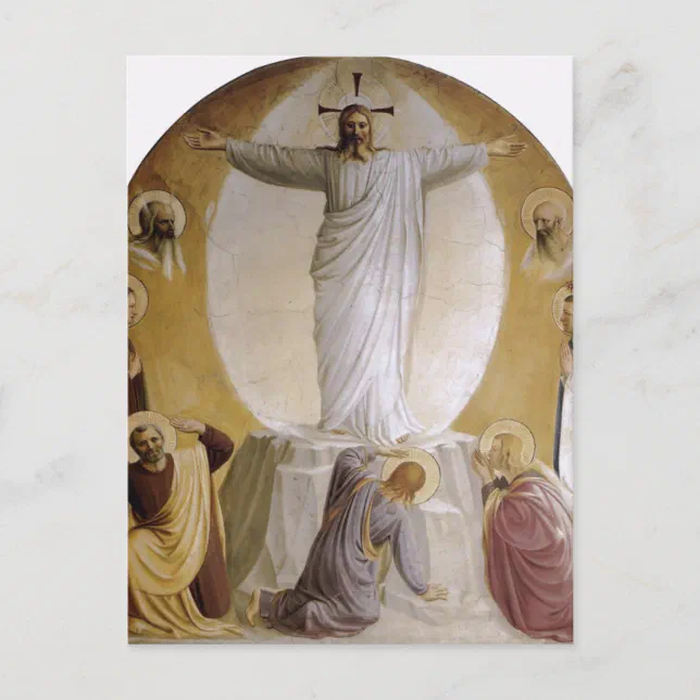 Fra Angelico- Transfiguration Postcard | Zazzle