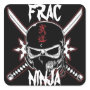 Frac ninja square sticker | Zazzle