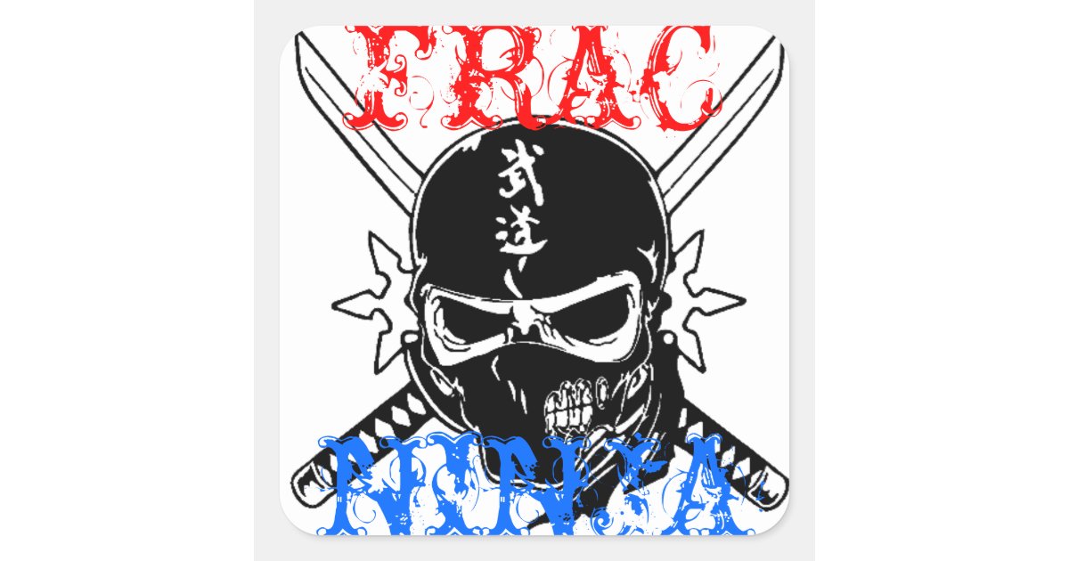 FRAC SQUARE STICKER | Zazzle