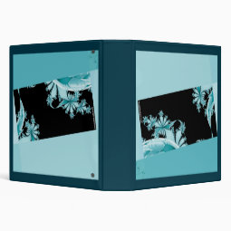 Fractal Garden sky 3 Ring Binder | Zazzle