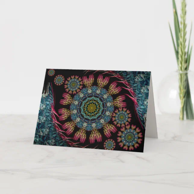 Fractal Tapestry Card | Zazzle