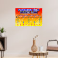 Fraction on a Number Line= Poster/Anchor Chart | Zazzle