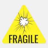 Fragile Warning Stickers | Zazzle