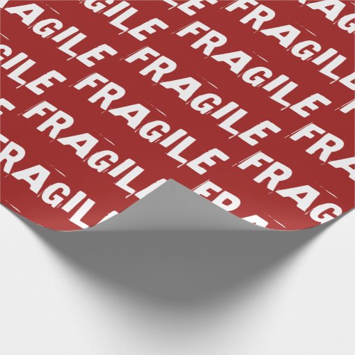 Fragile Wrapping Paper | Zazzle