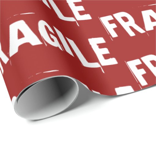 Fragile Wrapping Paper | Zazzle
