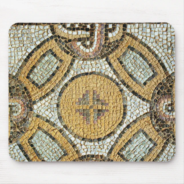 Fragment from the floor of the Roman Baths Mouse Pad | Zazzle