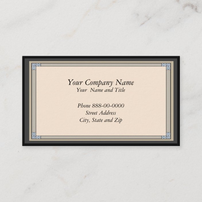 Frame Border Business Card | Zazzle.com