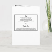 Frame Photo Memorial Folded Funeral Program | Zazzle