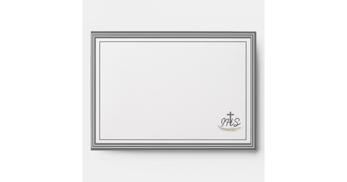 Framed Catholic Bible Verse Envelope | Zazzle