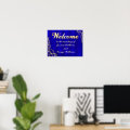 (Frameless) Elegant Regal Golden Welcome Sign | Zazzle