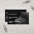Framing Contractor Black Business Card | Zazzle